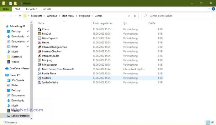 Klassische Windows 7 Spiele auf Windows 10 und 11 installieren ...