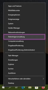 Datenträgerverwaltung in Windows 10 öffnen - WinNotiz.com