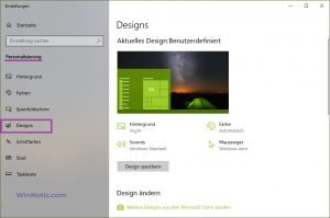 Standart Desktopsymbole (Icons) in Windows 10 anzeigen - WinNotiz.com