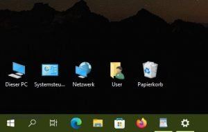 Standart Desktopsymbole (Icons) in Windows 10 anzeigen - WinNotiz.com