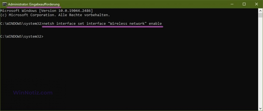 Aktivieren oder Deaktivieren des Netzwerkadapters in Windows - WinNotiz.com