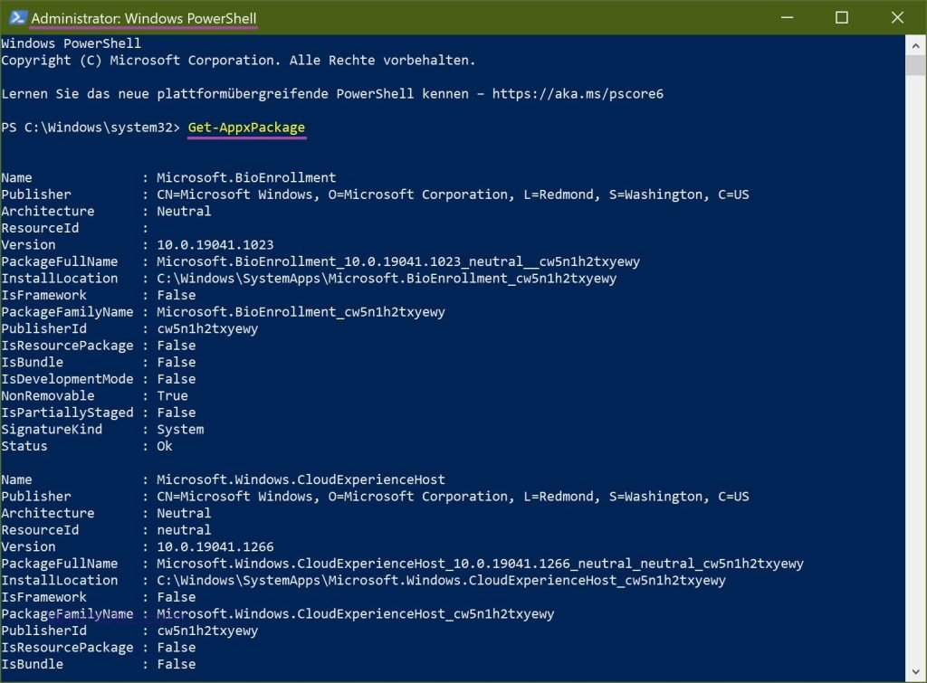 Vorinstallierte Apps in Windows 10 löschen - WinNotiz.com