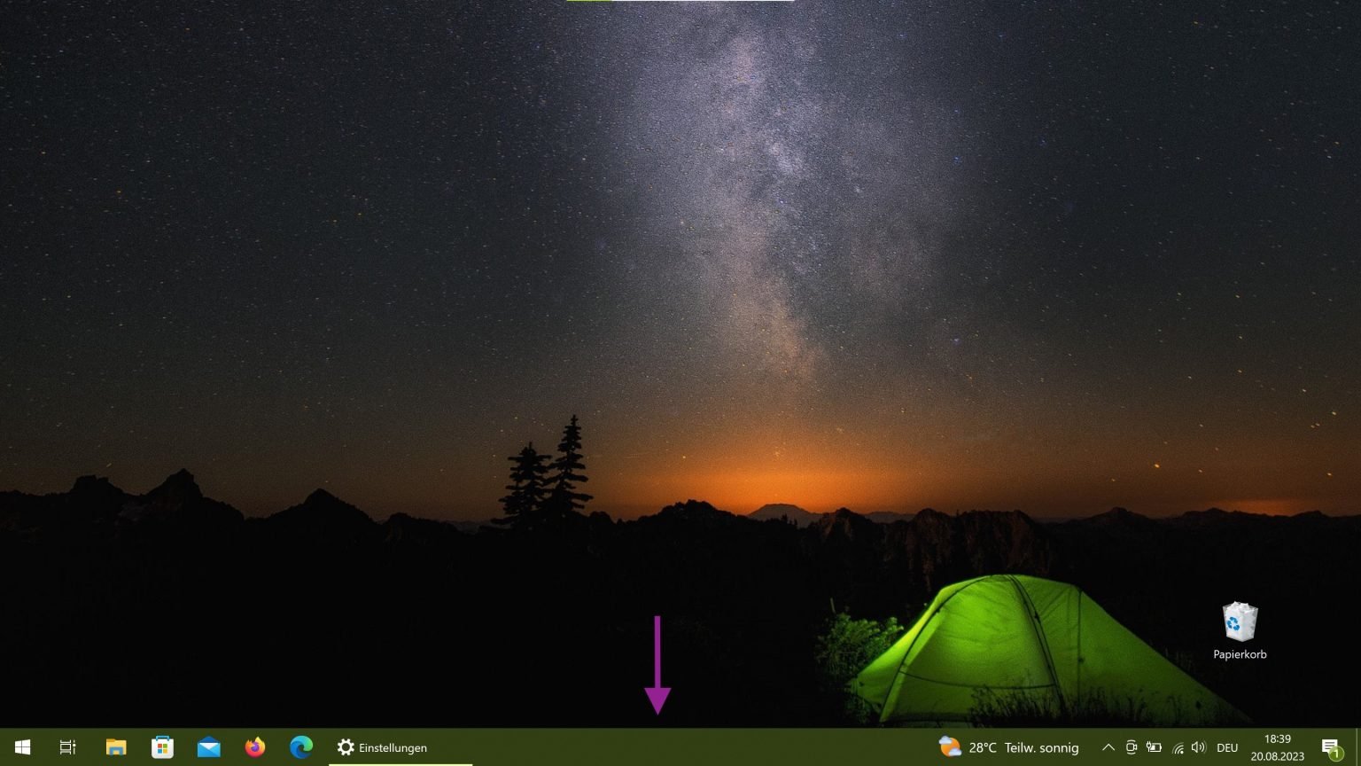 Windows 10 Taskleiste anpassen - WinNotiz.com