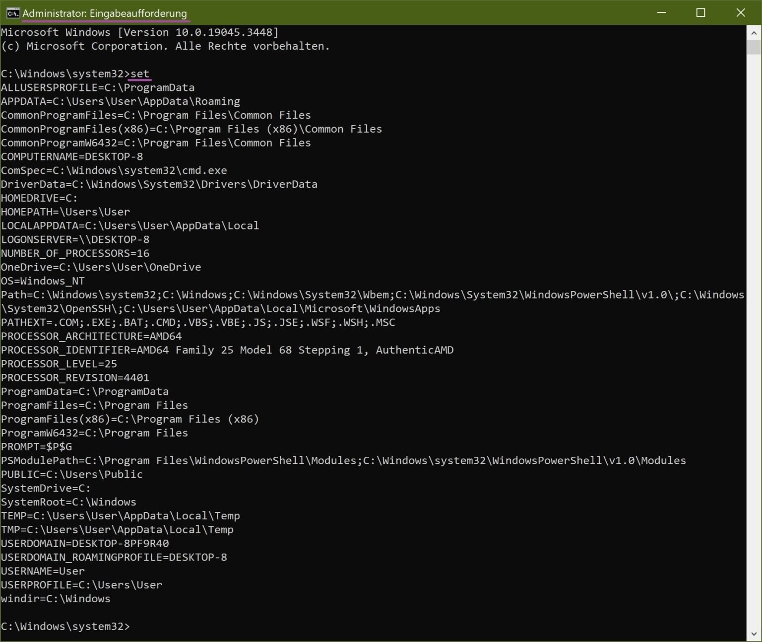 Umgebungsvariablen in Windows 10 - WinNotiz.com