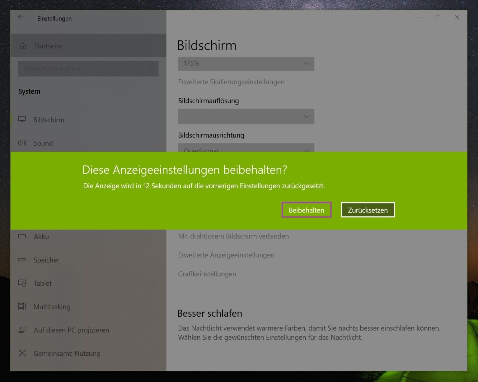 Zweiten Bildschirm in Windows 10 einrichtet - WinNotiz.com