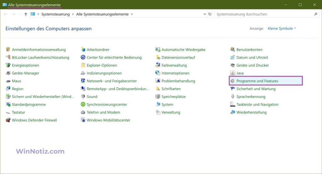 Java-Version herausfinden : Windows 10/11 - WinNotiz.com