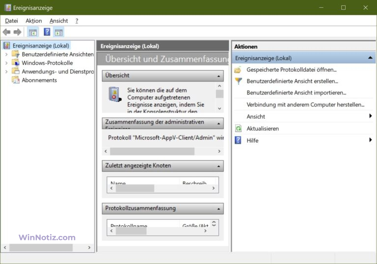 Systemverwaltungs-Tools in Windows 10 - WinNotiz.com