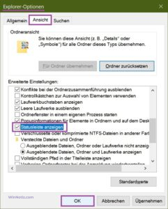 Statusleiste im Windows-Explorer ein- oder ausblenden: Windows-Explorer ...